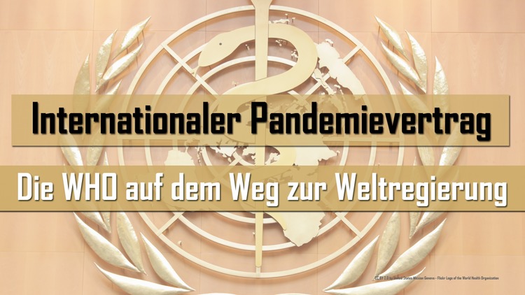 Internationaler Pandemievertrag - Die WHO auf dem Weg zur Weltregierung ...