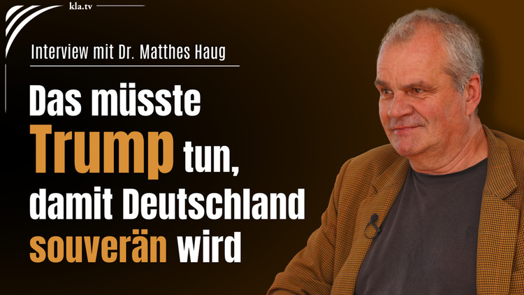 Dr. Matthes Haug: So müsste die Trump-Administration handeln, um ...